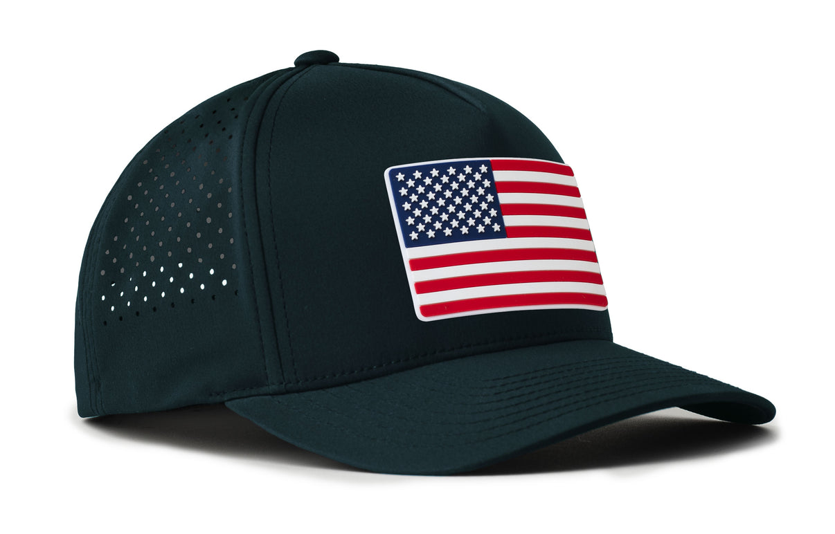 USA Performance 5-Panel Hat | American Flag Flexfit® Snapback - Haka Hat