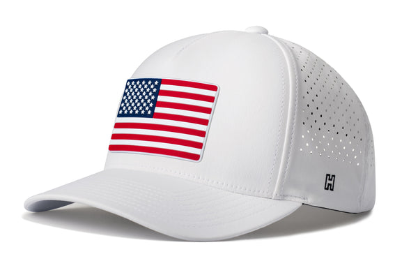 USA Performance 5-Panel Hat | American Flag Flexfit® Snapback - Haka Hat